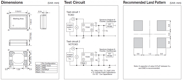 Oscillator TCXO 26MHz ±0.5ppm (Stability) 10pF Clipped Sinewave 1.8V 4-Pin | 深圳市晶诺威科技有限公司