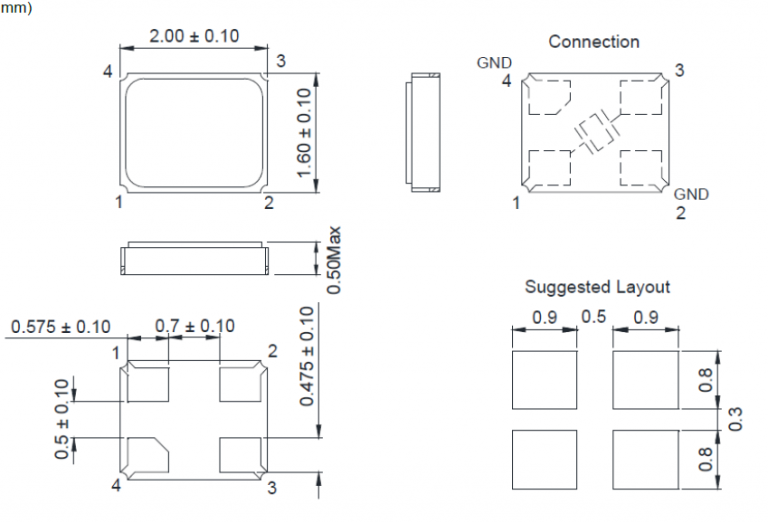 可过超声波贴片晶振SMD2016 32MHz 8PF 10PPM规格参数及测试数据 | 深圳市晶诺威科技有限公司